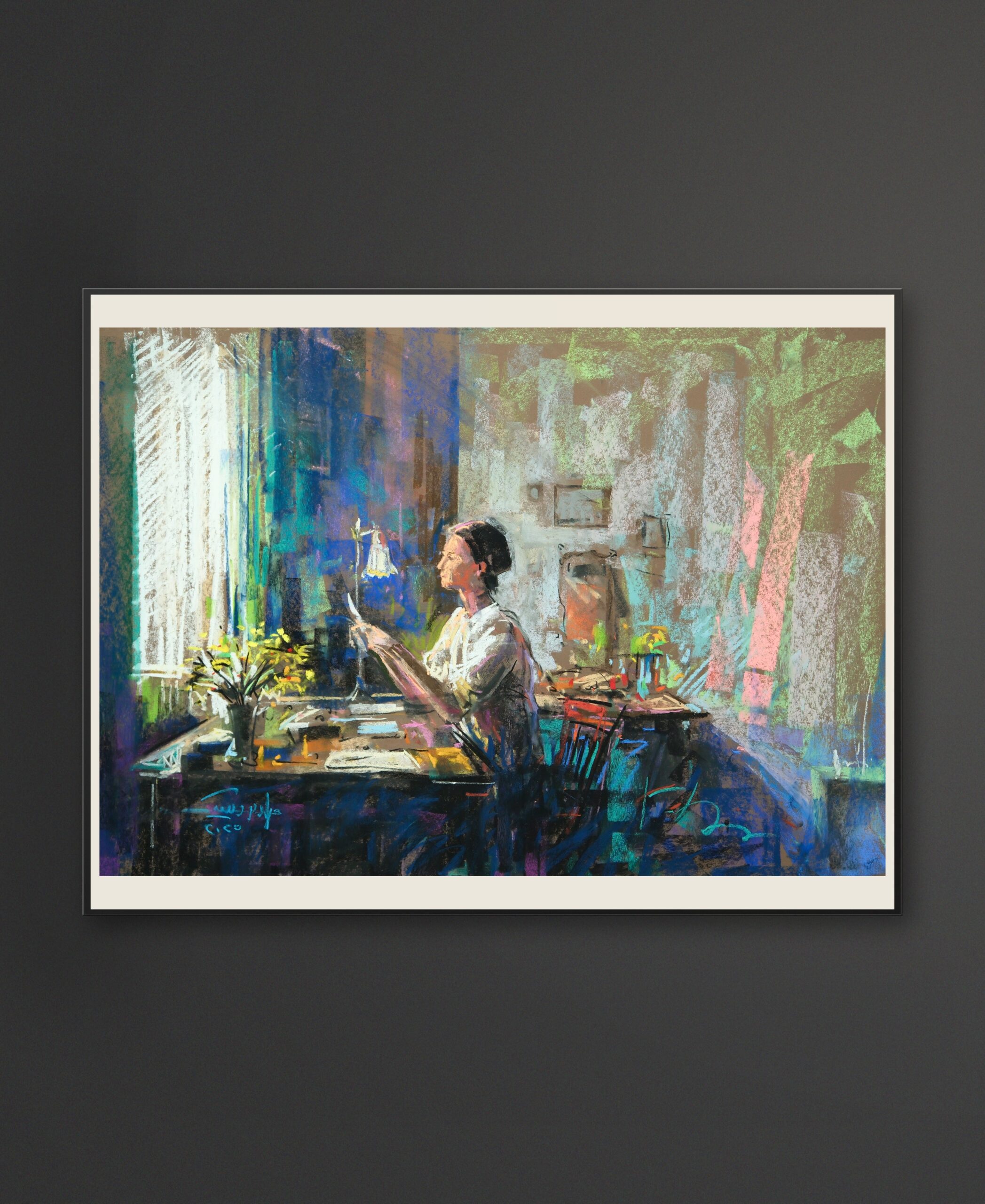 Figure 1 – Woman at the Window - Mourad Darwish