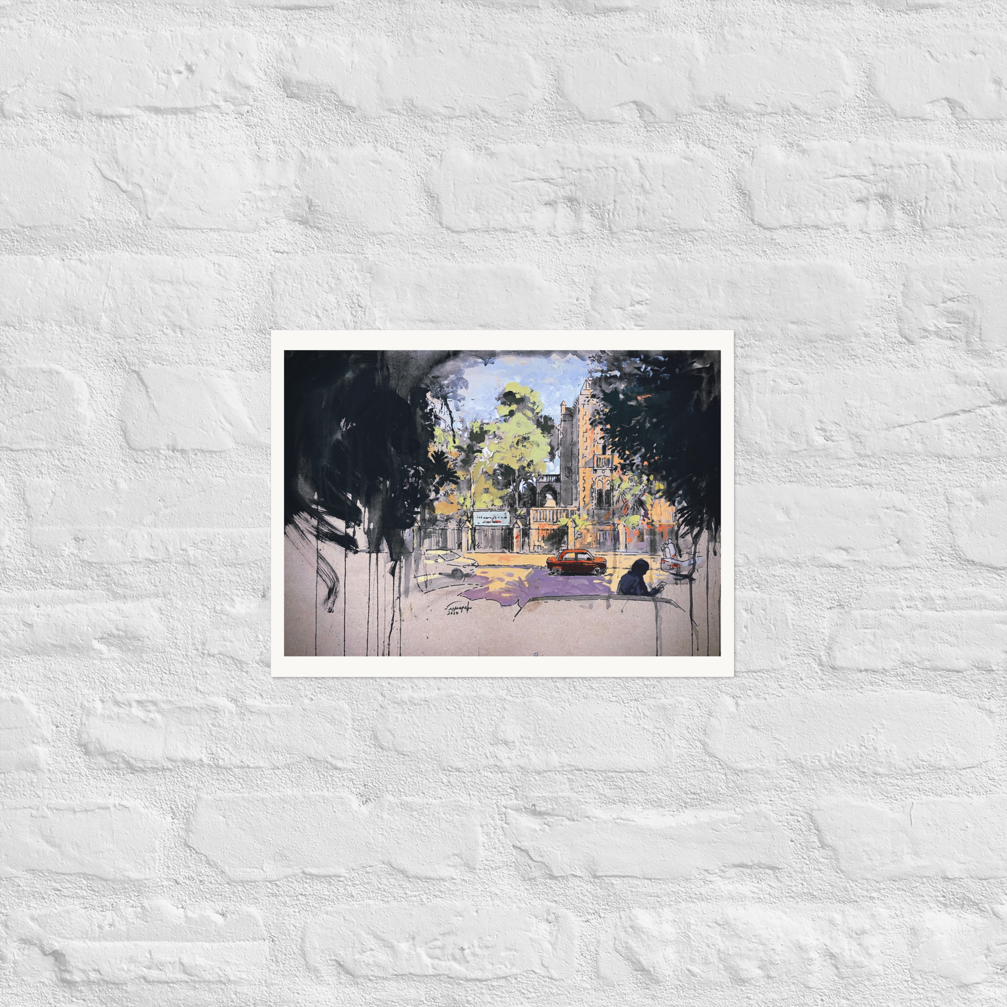 Landscape 22 – Archway View of Urban Street - Mourad Darwish